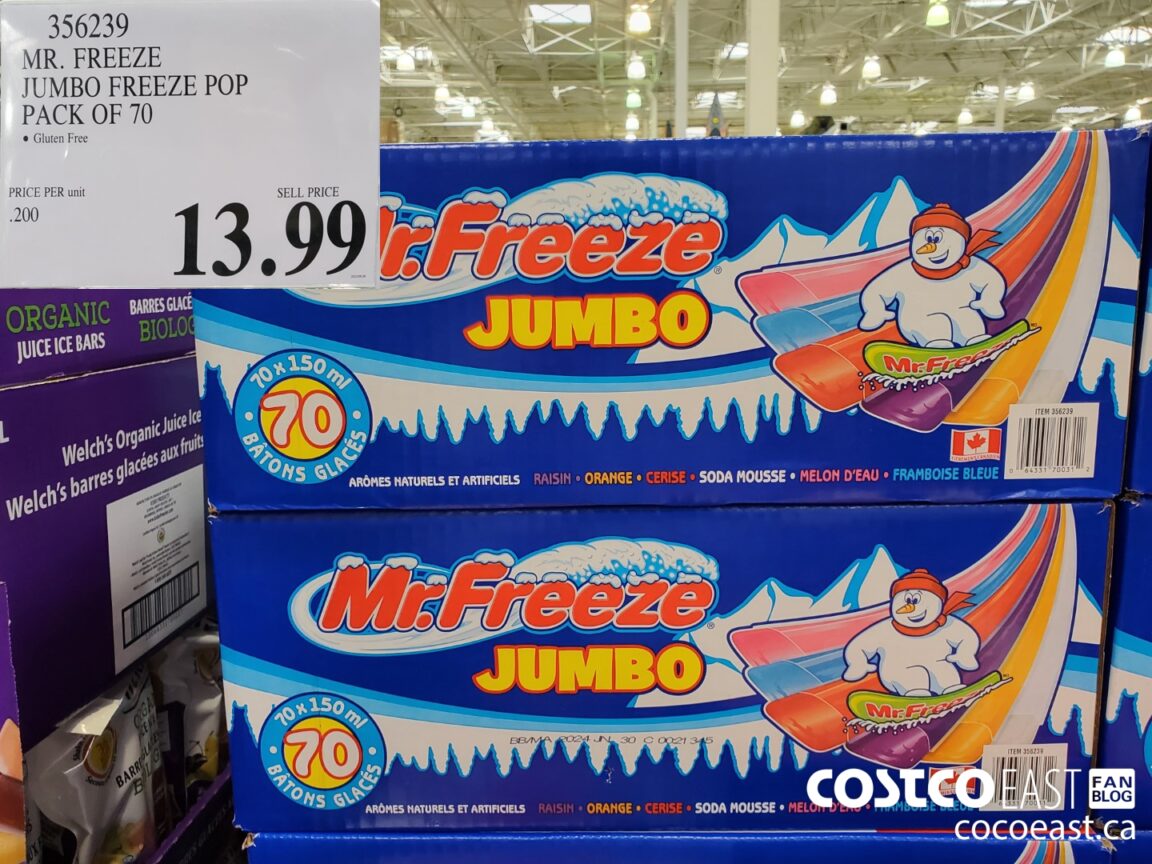 356239 MR FREEZE JUMBO FREEZE POP PACK OF 70 13 99 - Costco East Fan Blog