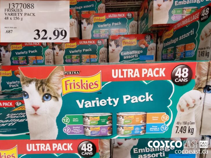 1377088 FRISKIES VARIETY PACK 48 X 156 G 32 99 - Costco East Fan Blog