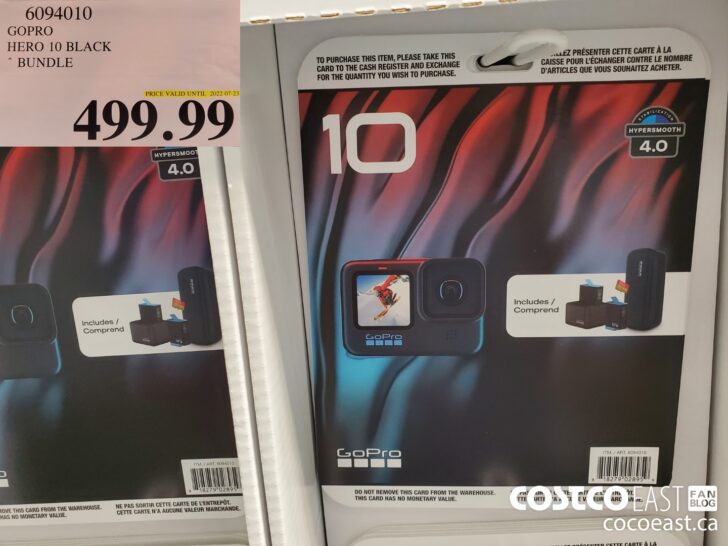 6094010 GOPRO HERO 10 BLACK BUNDLE 499 99 - Costco East Fan Blog
