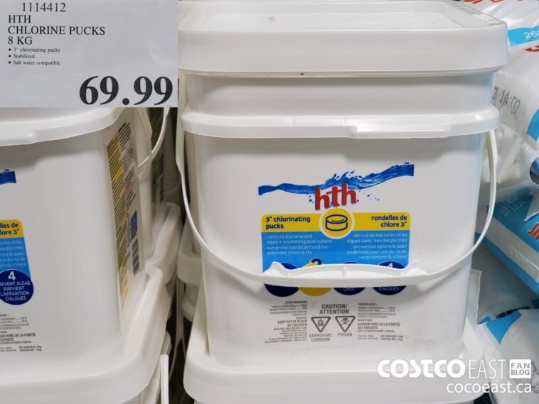 1114412 HTH CHLORINE PUCKS 8 KG 69 99 - Costco East Fan Blog