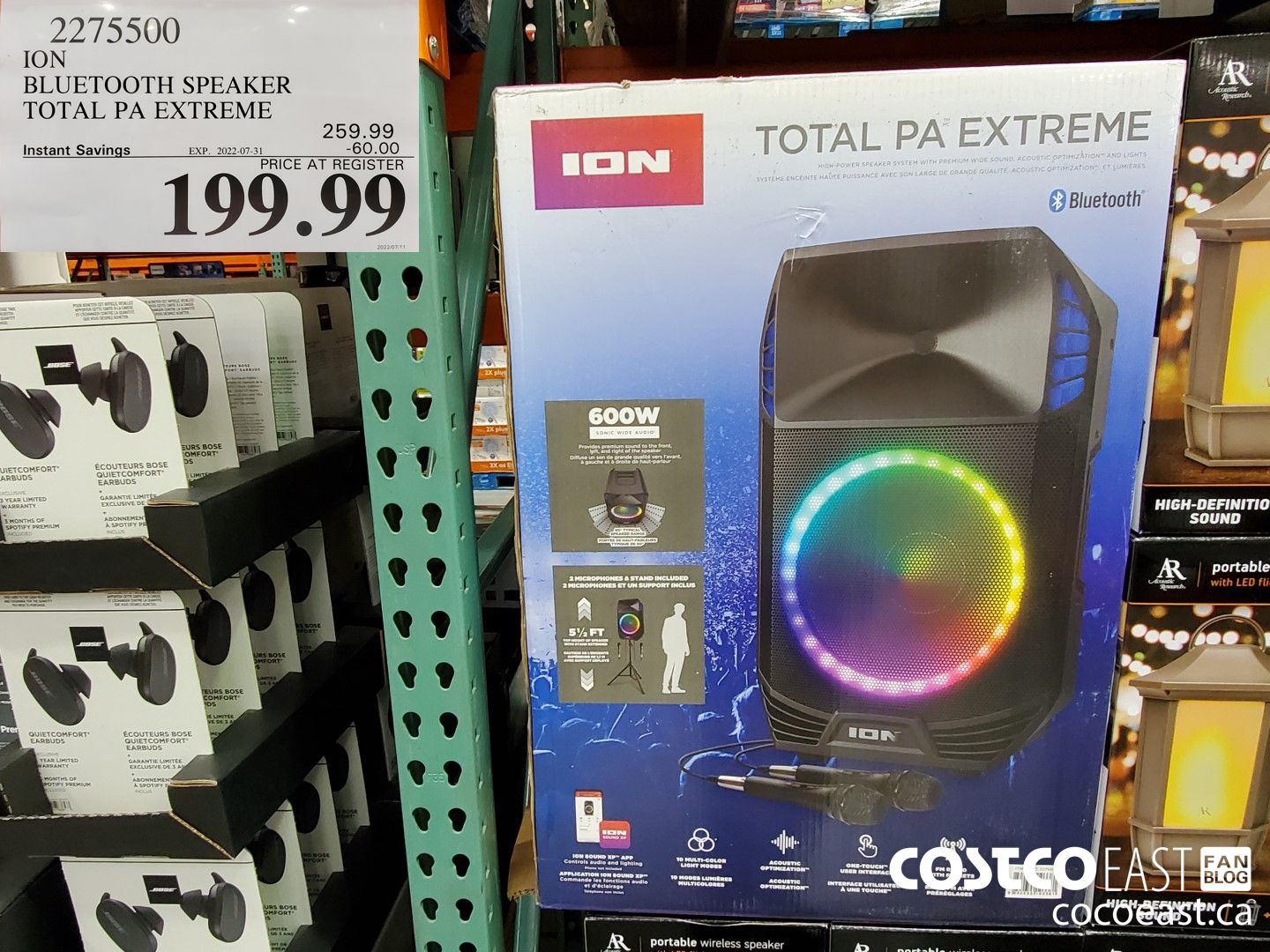 2275500 ION BLUETOOTH SPEAKER TOTAL PA EXTREME 60 00 INSTANT SAVINGS ...