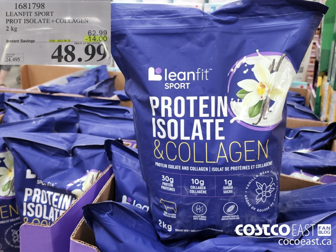 1681798 LEANFIT SPORT PROT ISOLATE COLLAGEN 2 kg 14 00 INSTANT SAVINGS ...