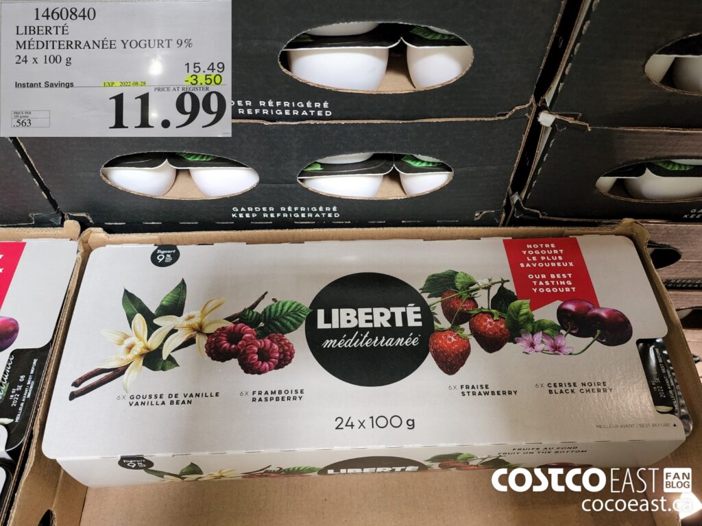 1460840 LIBERTE MEDITERRANEE YOGURT 9 24 x 100 g 3 50 INSTANT SAVINGS ...