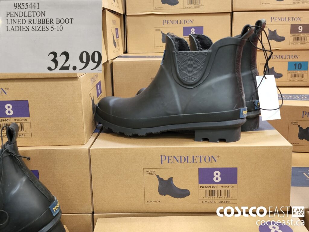 9855441 PENDLETON LINED RUBBER BOOT LADIES SIZES 5 10 32 99 - Costco ...