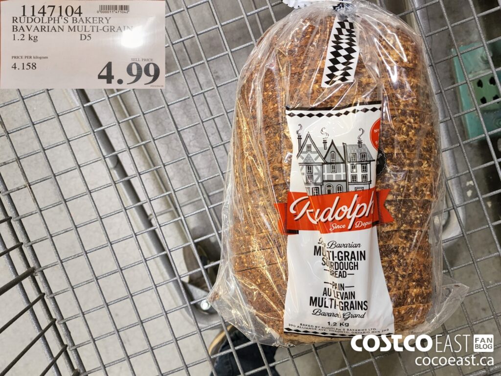 1147104 RUDOLPH S BAKERY BAVARIAN MULTI GRAIN 1 2 KG 4 99 - Costco East ...