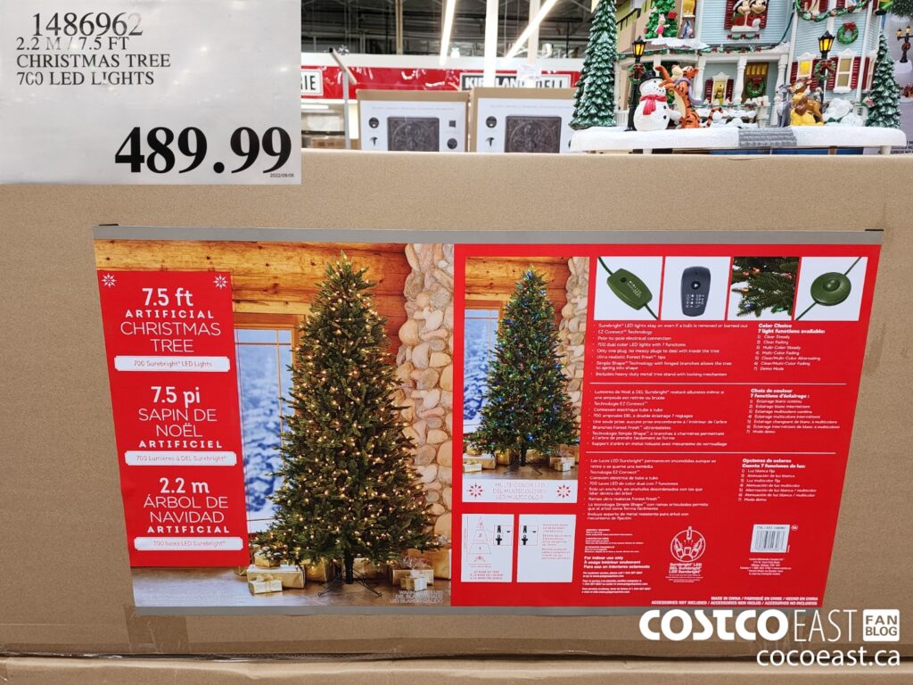 1486962 2 2M 7 5 FT CHRISTMAS TREE 700 LED LIGHTS 489 99 - Costco East ...