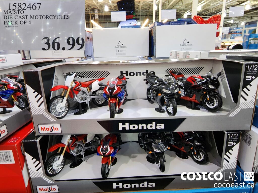 1582467 MAISTO DIE CAST MOTORCYCLES PACK OF 4 36 99 - Costco East Fan Blog