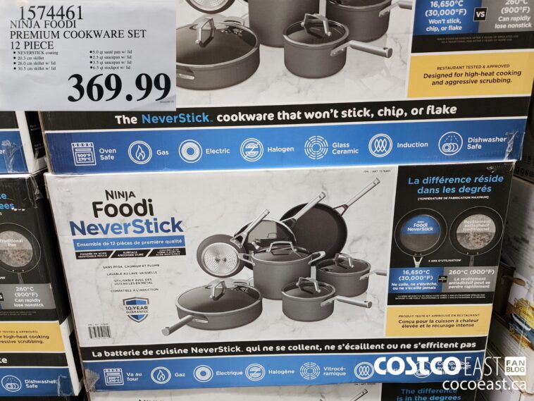 1574461 NINJA FOODI PREMIUM COOKWARE SET 12 PIECE 369 99 - Costco East ...