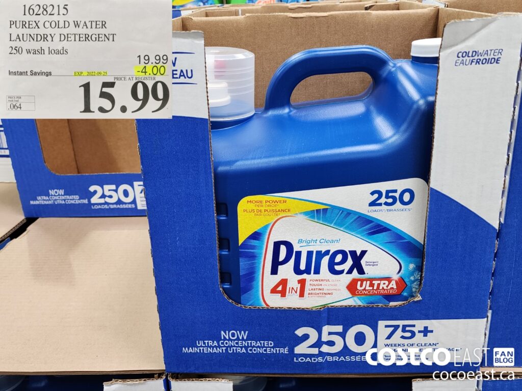 1628215 PUREX COLD WATER DETERGENT 250 wash loads 4 00 INSTANT SAVINGS ...
