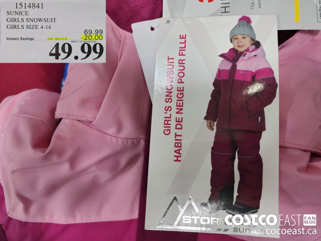 1314841 SUNICE GIRLS SNOWSUIT GIRLS SIZE 4 14 20 00 INSTANT SAVINGS ...