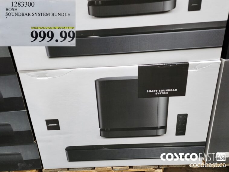 1283300 BOSE SOUNDBAR SYSTEM BUNDLE 999 99 - Costco East Fan Blog