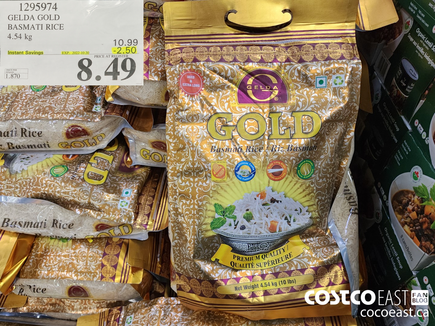 1295974 GELDA GOLD BASMATI RICE 4 54 kg 2 50 INSTANT SAVINGS EXPIRES ON ...