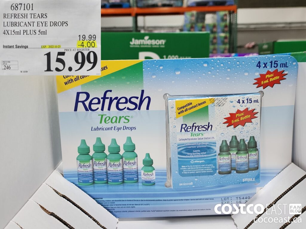 637101 REFRESH TEARS LUBRICANT EYE DROPS 4 X 15ml PLUS 5ml 4 00 INSTANT ...