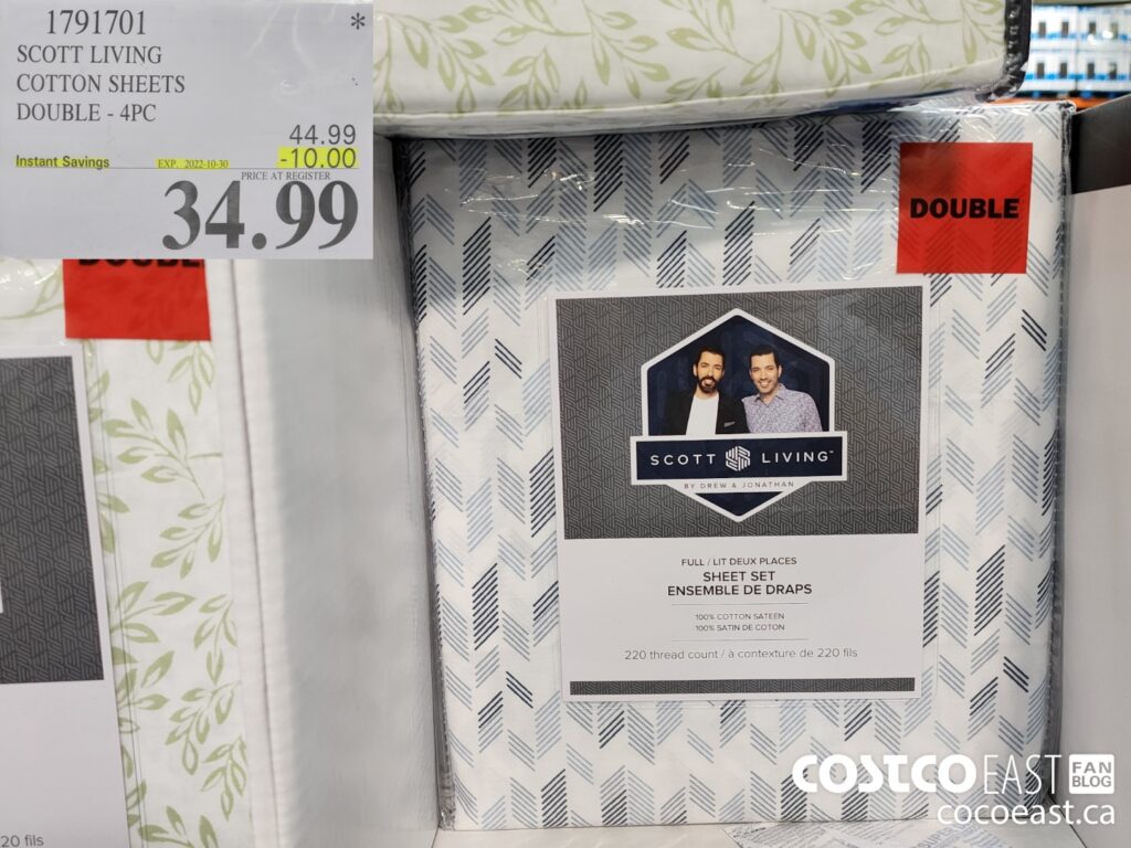 1791701 SCOTT LIVING COTTON SHEETS DOUBLE 4PC 10 00 INSTANT SAVINGS ...