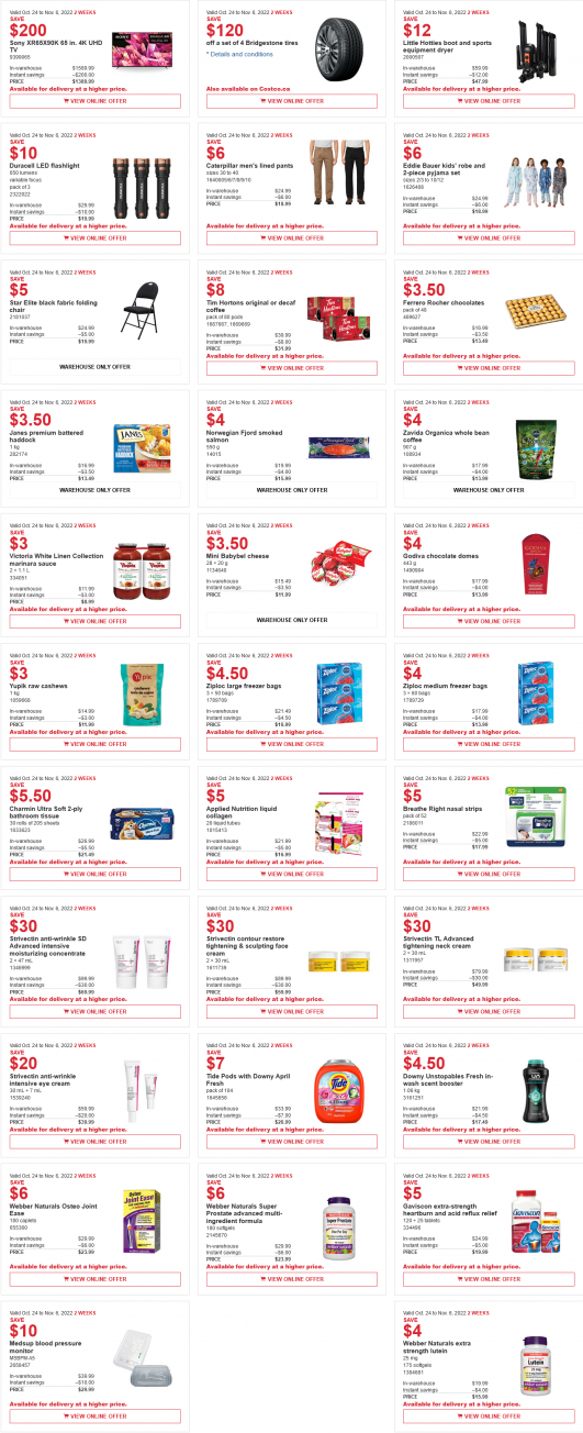 Costco sale Items & Flyer sales Oct 31st - Nov 6th 2022 – Ontario, Quebec & Atlantic Canada ...