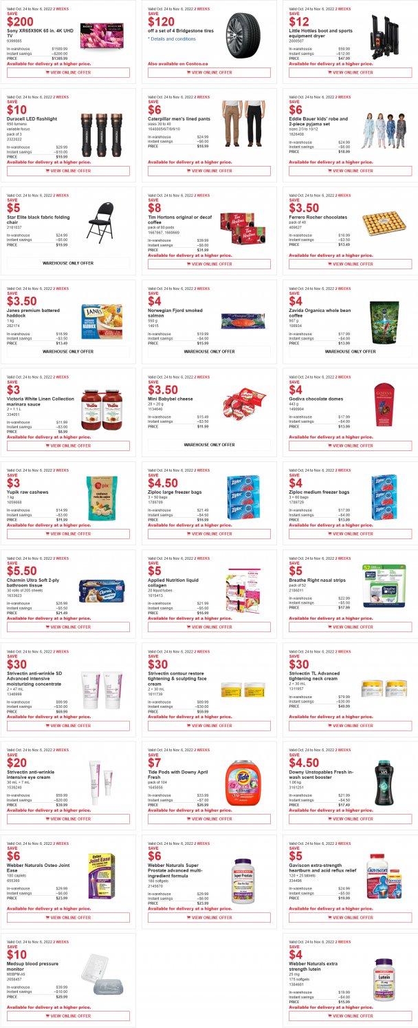 Costco sale Items & Flyer sales Oct 24th - Oct 30th 2022 – Ontario, Quebec & Atlantic Canada ...