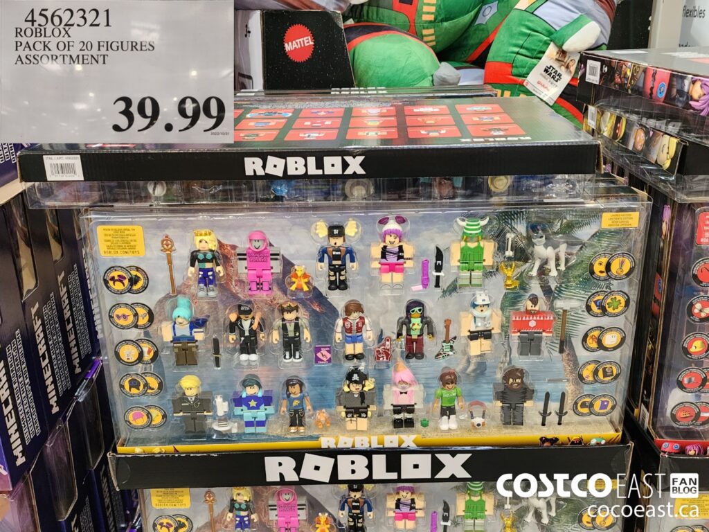 4562321 ROBLOX PACK OF 20 FIGURES ASSORTMENT 39 99 - Costco East Fan Blog