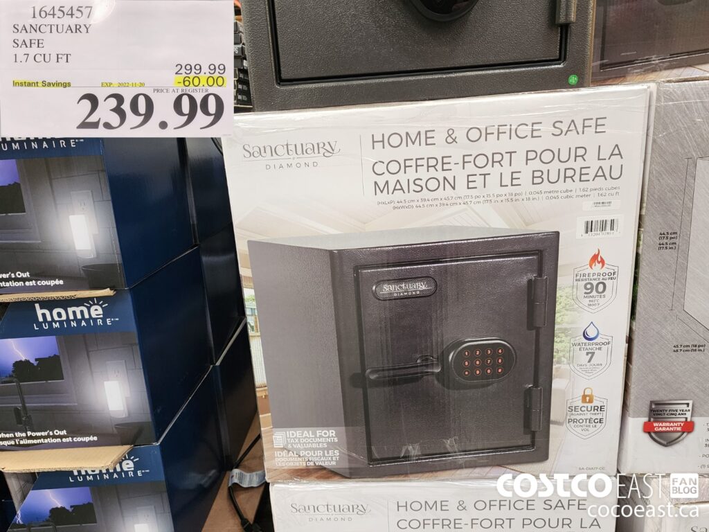 1645457 SANCTUARY SAFE 1 7 CU FT 60 00 INSTANT SAVINGS EXPIRES ON 2022 ...