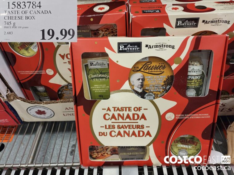 1583784 TASTE OF CANADA CHEESE BOX 745 G 19 99 - Costco East Fan Blog