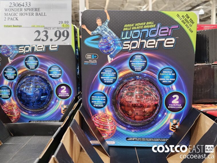 2306433 WONDER SPHERE MAGIC HOVER BALL 2 PACK 6 00 INSTANT SAVINGS ...