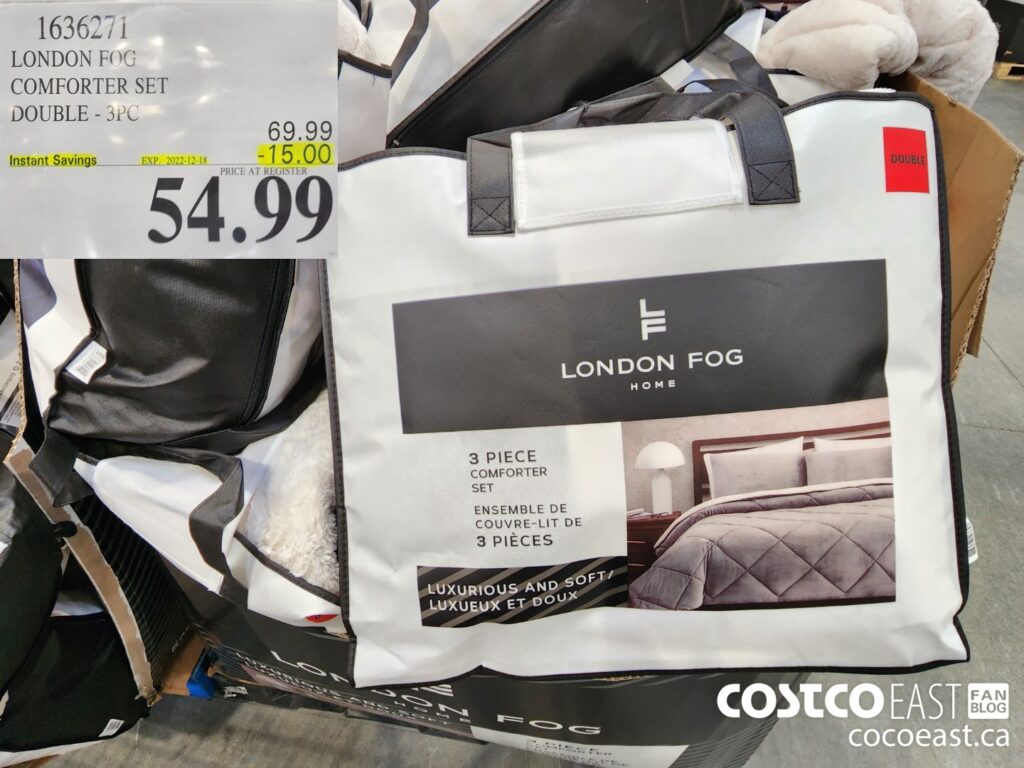 1636271 LONDON FOG COMFORTER SET DOUBLE 3PC 15 00 INSTANT SAVINGS ...
