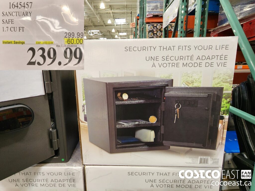 1645457 SANCTUARY SAFE 1 7 CU FT 60 00 INSTANT SAVINGS EXPIRES ON 2022 ...