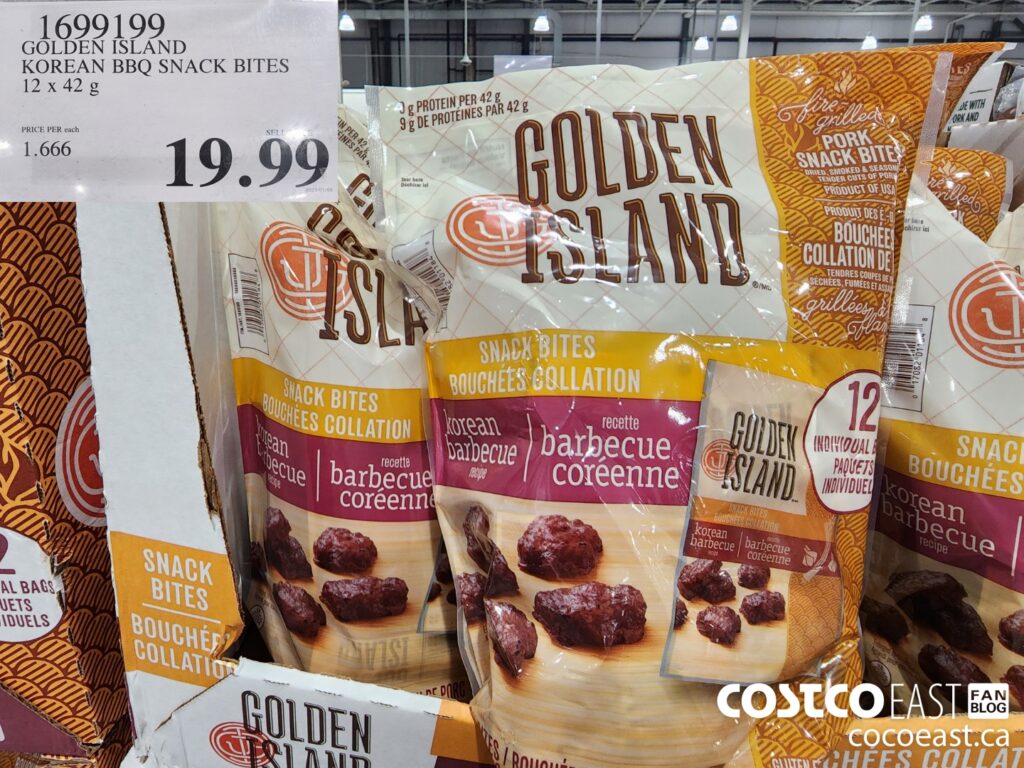 1699199 GOLDEN ISLAND KOREAN BBQ SNACK BITES 12x42 g 19 99 - Costco ...