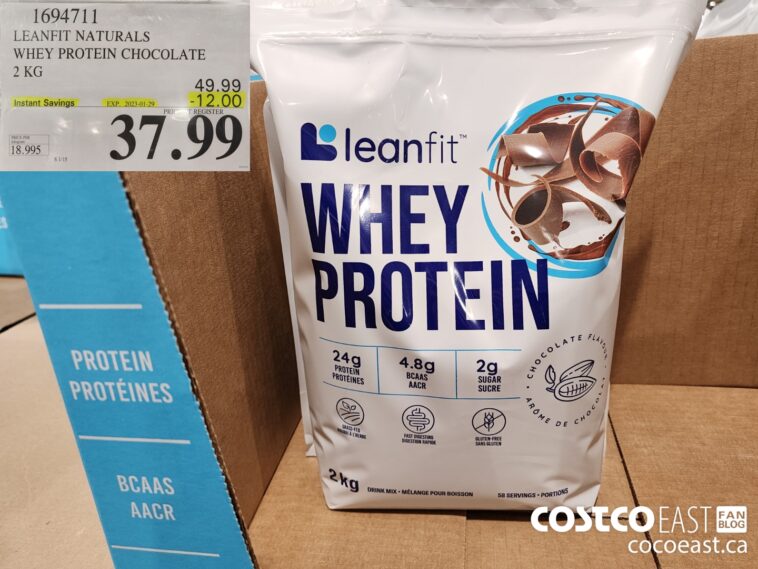 1694711 LEANFIT NATURALS WHEY PROTEIN CHOCOLATE 2KG 12 00 INSTANT ...