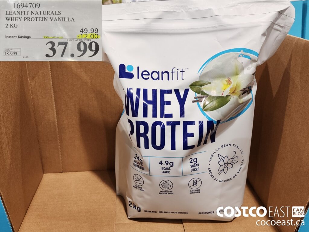 1694709 LEANFIT NATURALS WHEY PROTEIN VANILLA 2KG 12 00 INSTANT SAVINGS ...