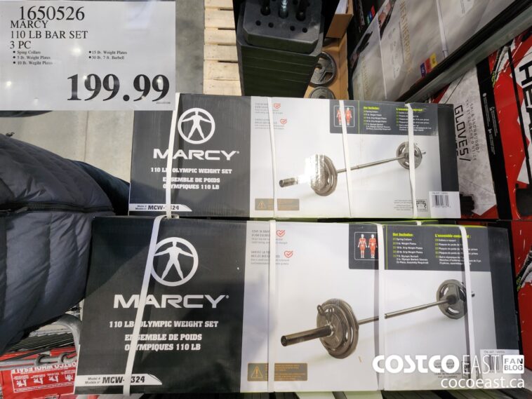 1650526 MARCY 110 LB BAR SET 3 PC 199 99 - Costco East Fan Blog