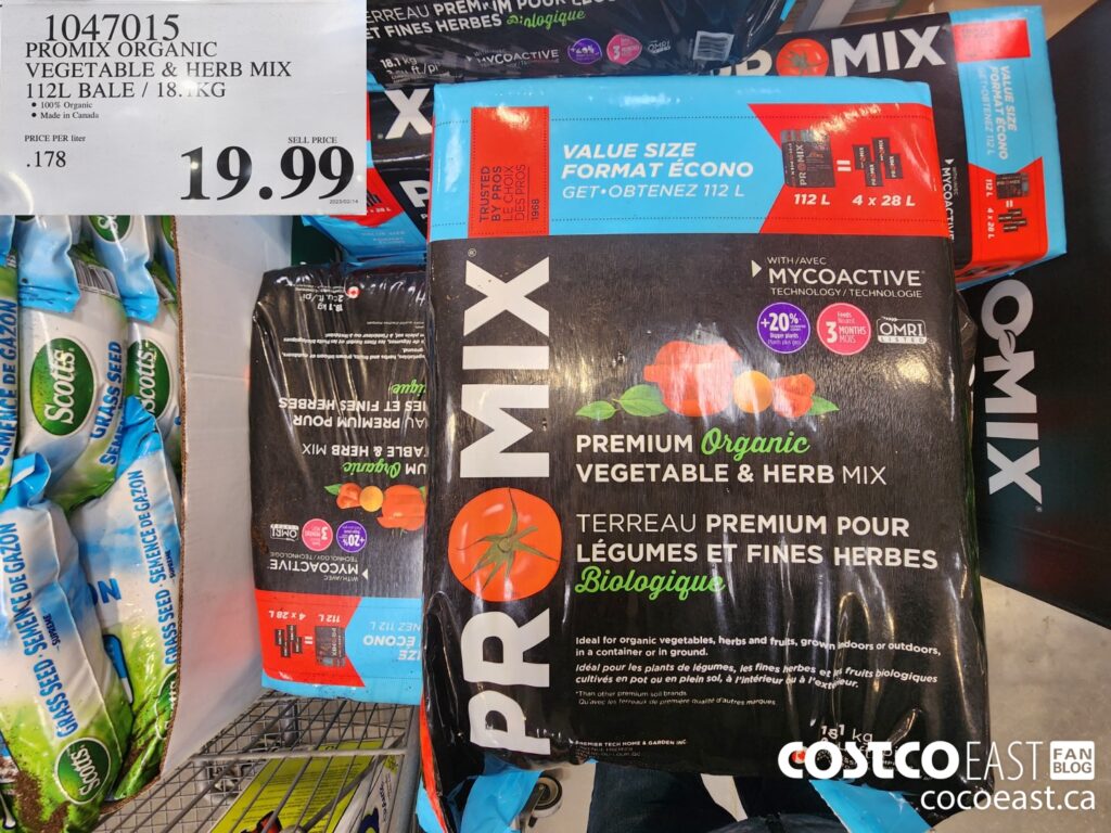 1047015 PROMIX ORGANIC VEGETABLE HERB MIX 112L BALE 18 1KG 19 99 ...