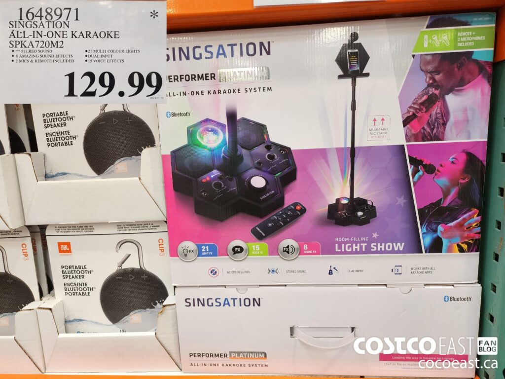 1648971 SINGSATION ALL IN ONE KARAOKE SPKA720M2 129 99 - Costco East ...