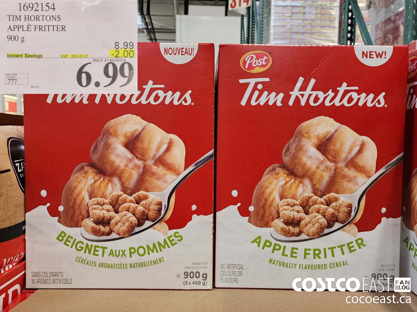 1692154 TIM HORTONS APPLE FRITTER 900 g 2 00 INSTANT SAVINGS EXPIRES ON ...