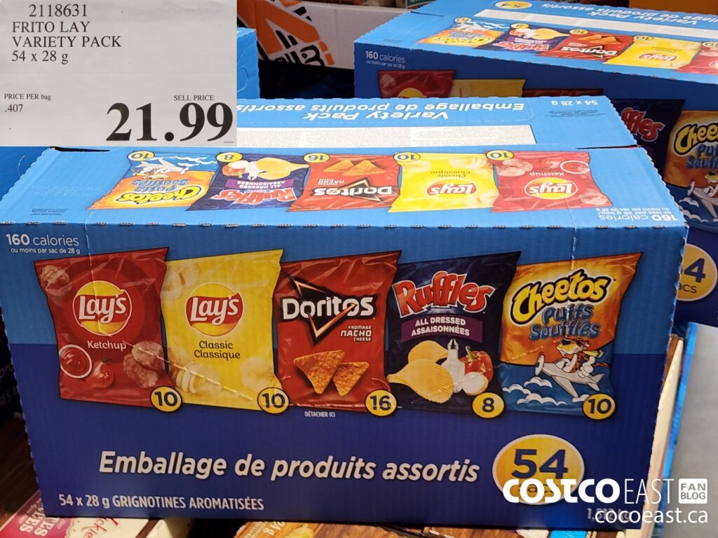Costco East Chips, snacks, dips & beverage Super Post April 12th 2023 – Ontario & Atlantic ...