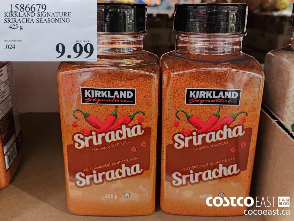 1586679 KIRKLAND SIGNATURE SRIRACHA SEASONING 425 g 9 99 - Costco East ...
