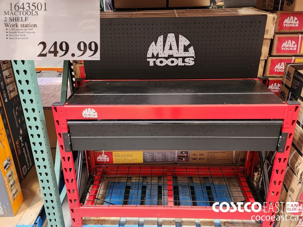 1643501 MACTOOLS 2 SHELF Work station 249 99 - Costco East Fan Blog