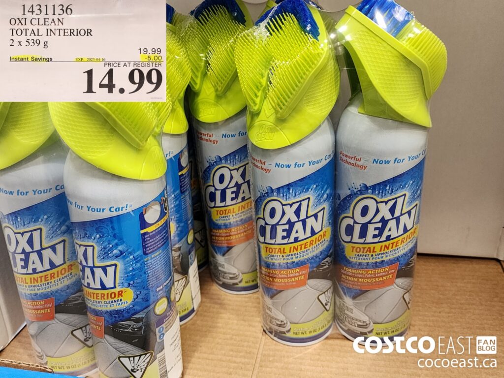 1431136 OXI CLEAN TOTAL INTERIOR 2 X 539 G 5 00 INSTANT SAVINGS EXPIRES ...