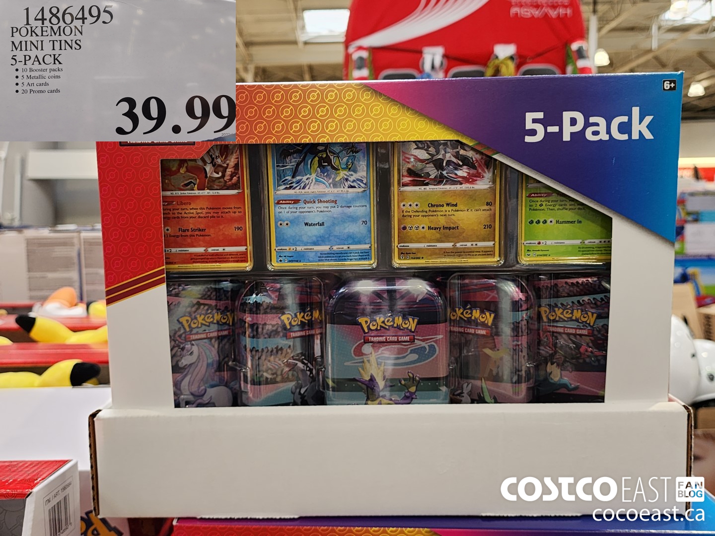 1486495 POKEMON MINI TINS 5 PACK 39 99 - Costco East Fan Blog
