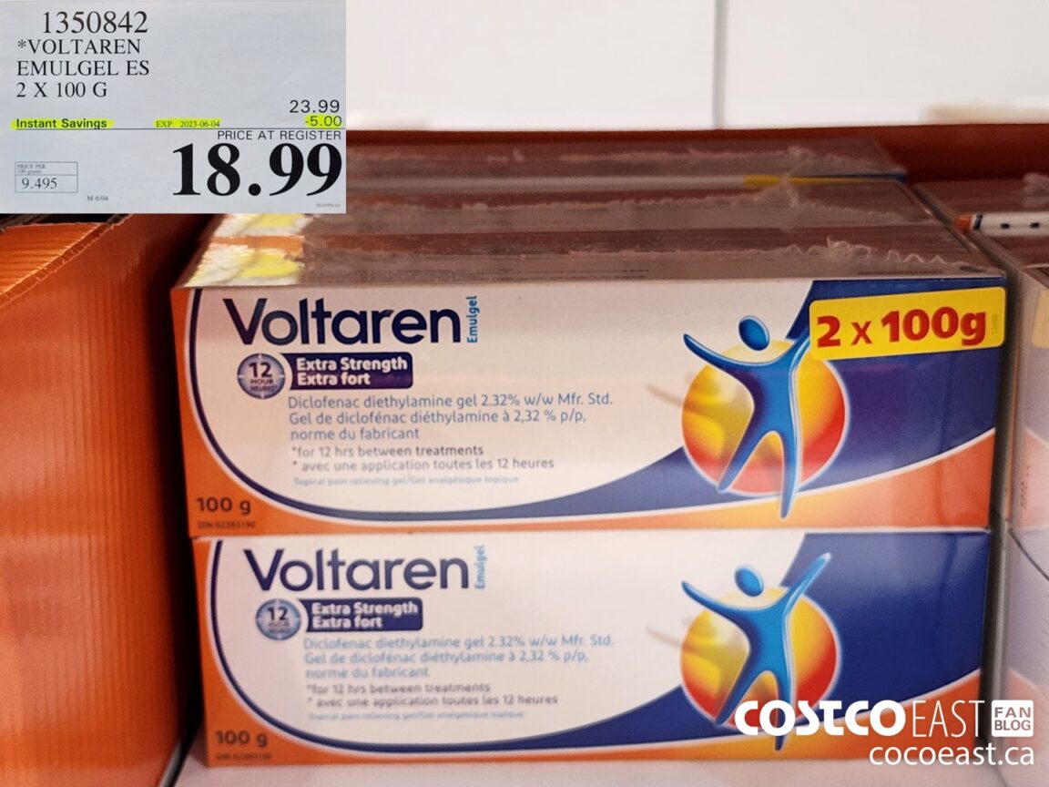 1350842 VOLTAREN EMULGEL ES 2 X 100 G 5 00 INSTANT SAVINGS EXPIRES ON ...