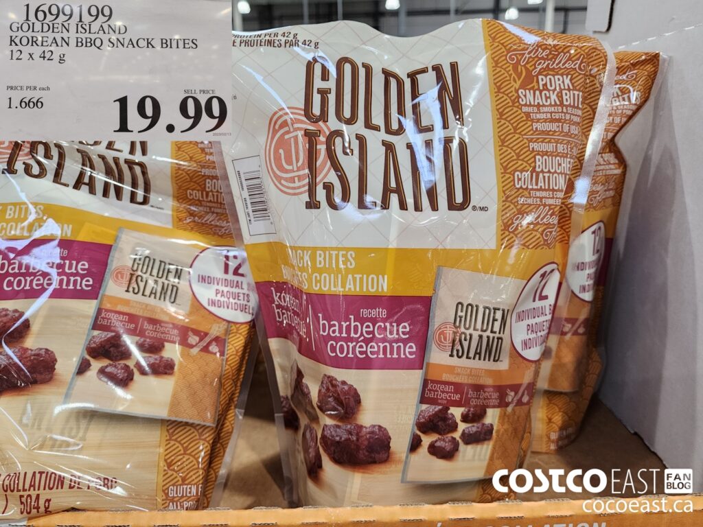 1699199 GOLDEN ISLAND KOREAN BBQ SNACK BITES 12x42 g 19 99 - Costco ...