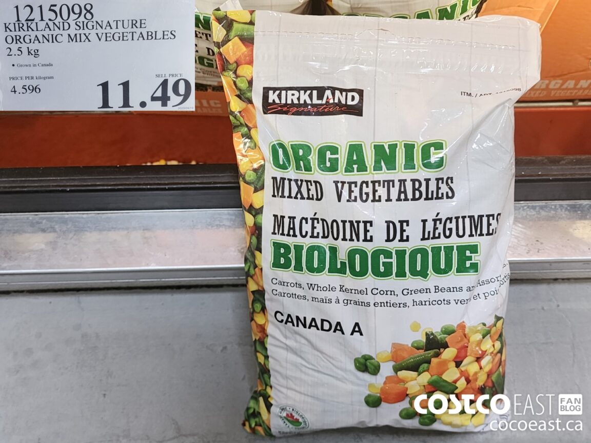 1215098 KIRKLAND SIGNATURE ORGANIC MIX VEGETABLES 2 5 KG 11 49 - Costco ...