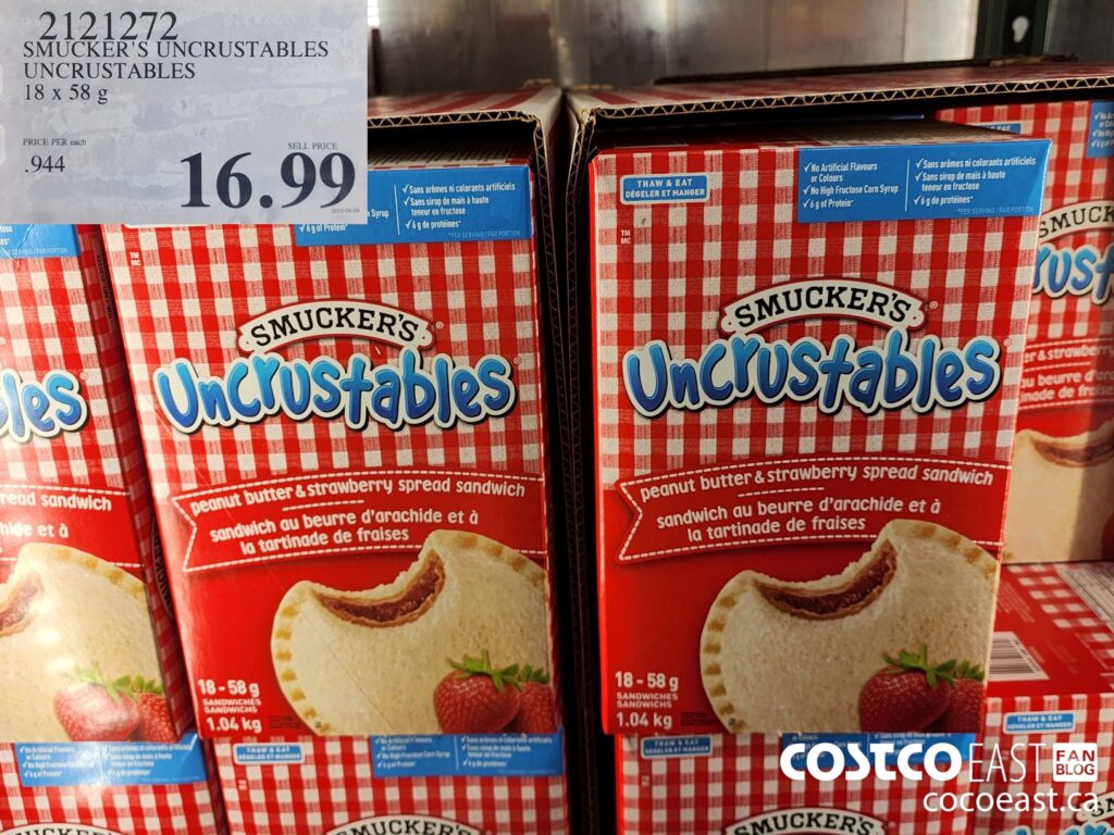 2121272 SMUCKER S UNCRUSTABLES UNCRUSTABLES 18 x 58 g 16 99 - Costco ...