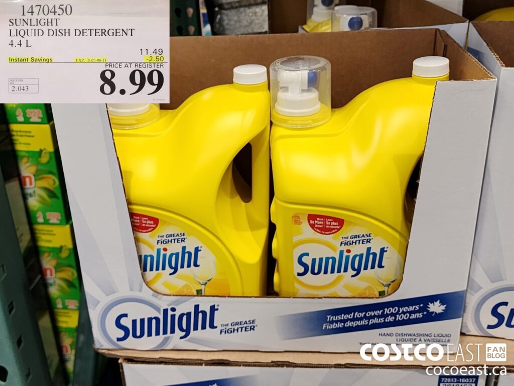 1470450 SUNLIGHT LIQUID DISH DETERGENT 4 4L 2 50 INSTANT SAVINGS ...