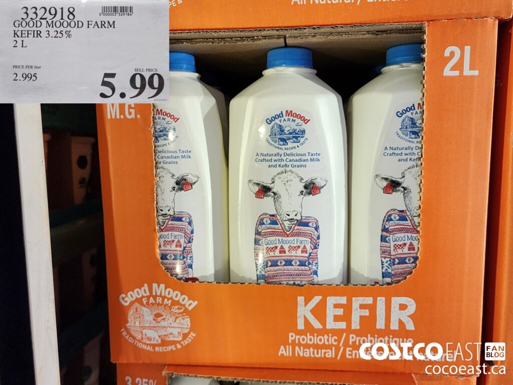 332918 GOOD MOOOD FARM KEFIR 3 25 2 L 5 99 - Costco East Fan Blog
