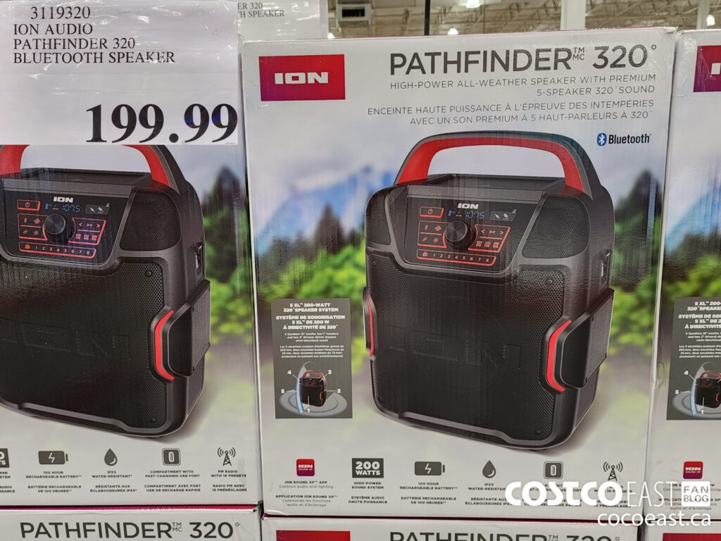 3119320 ION AUDIO PATHFINDER 320 BLUETOOTH SPEAKER 199 99 - Costco East ...