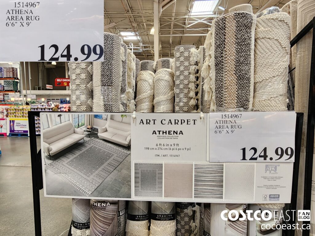 1514967 ATHENA AREA RUG 6 6 X 9 124 99 - Costco East Fan Blog