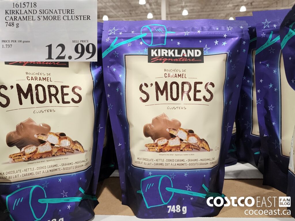 1615718 KIRKLAND SIGNATURE CARAMEL S MORE CLUSTER 748 g 12 99 - Costco ...
