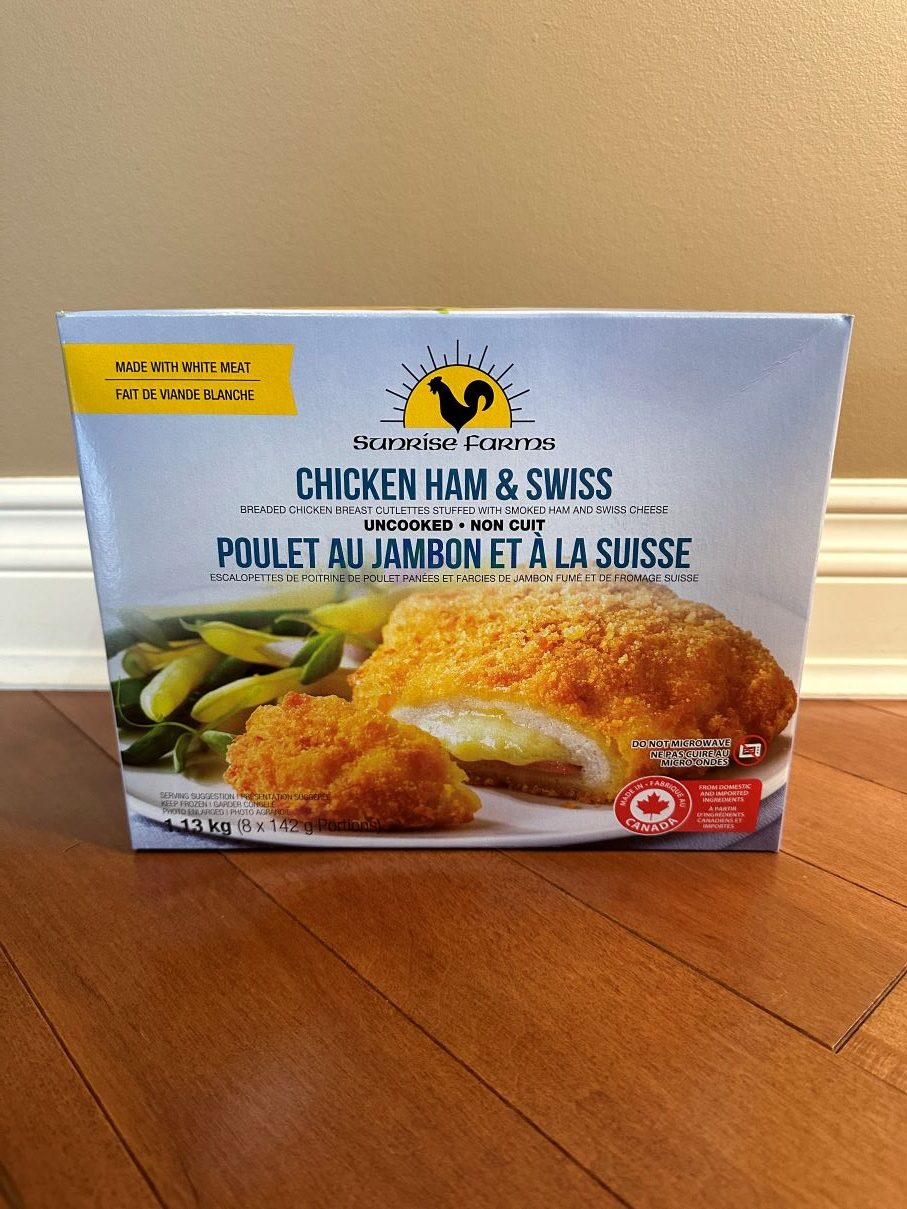 Sunrise farms Chicken Ham & Swiss Review - Costco East Fan Blog