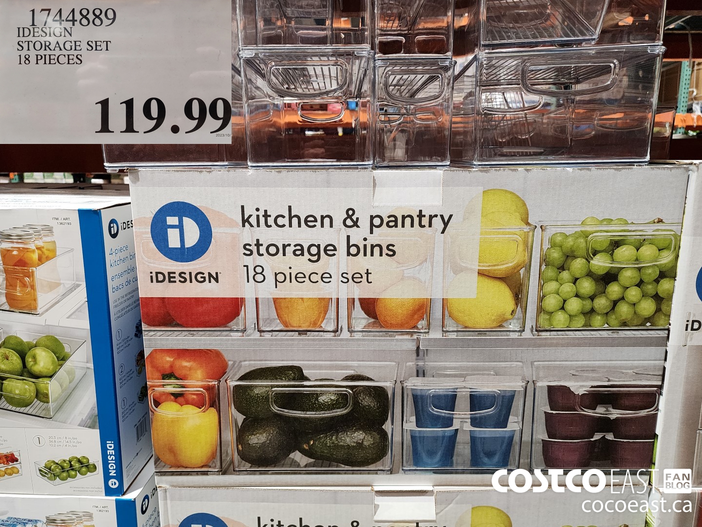 1744889 IDESIGN STORAGE SET 18 PIECES 119 99 - Costco East Fan Blog