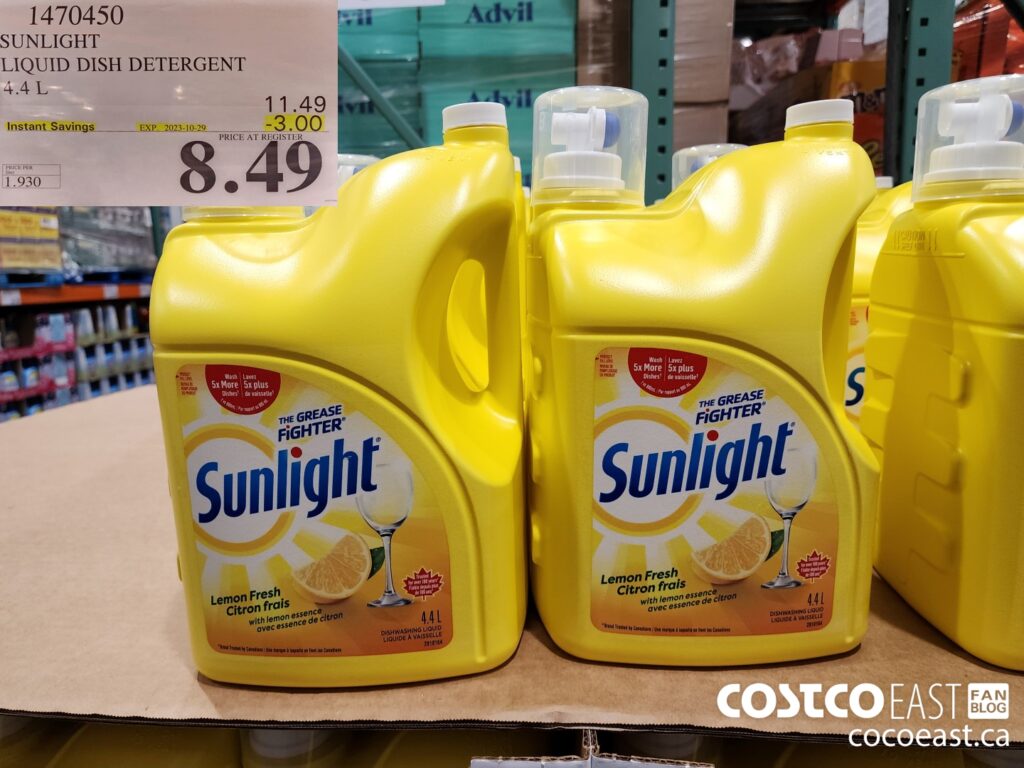1470450 SUNLIGHT LIQUID DISH DETERGENT 4 4L 3 00 INSTANT SAVINGS ...